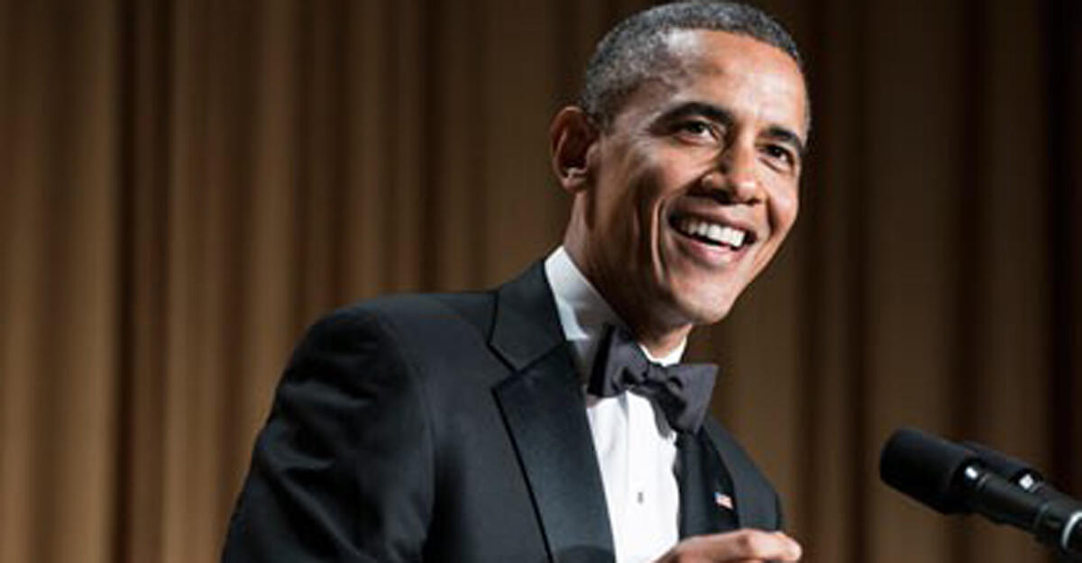 Obama Cracks Pot Joke at White House Correspondents Dinner